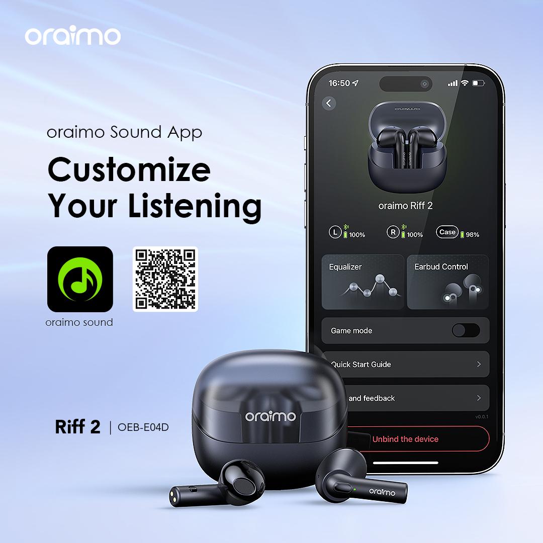 oraimo Riff 2 Half in-Ear True Wireless Earbuds